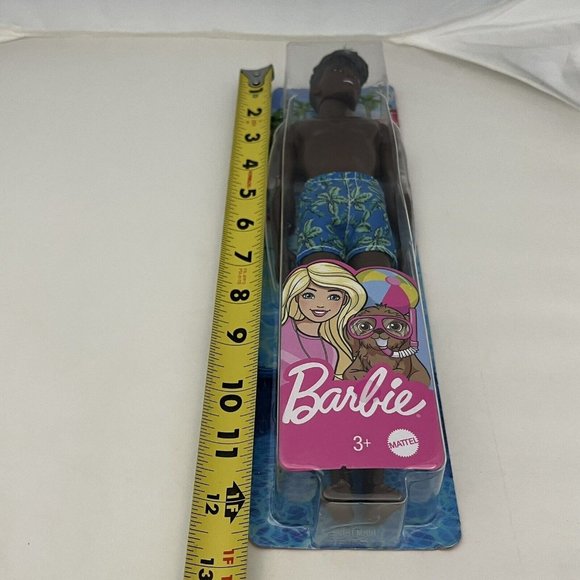 Barbie | Toys | 22 Barbie Mattel African American Beach Ken Doll Blue ...